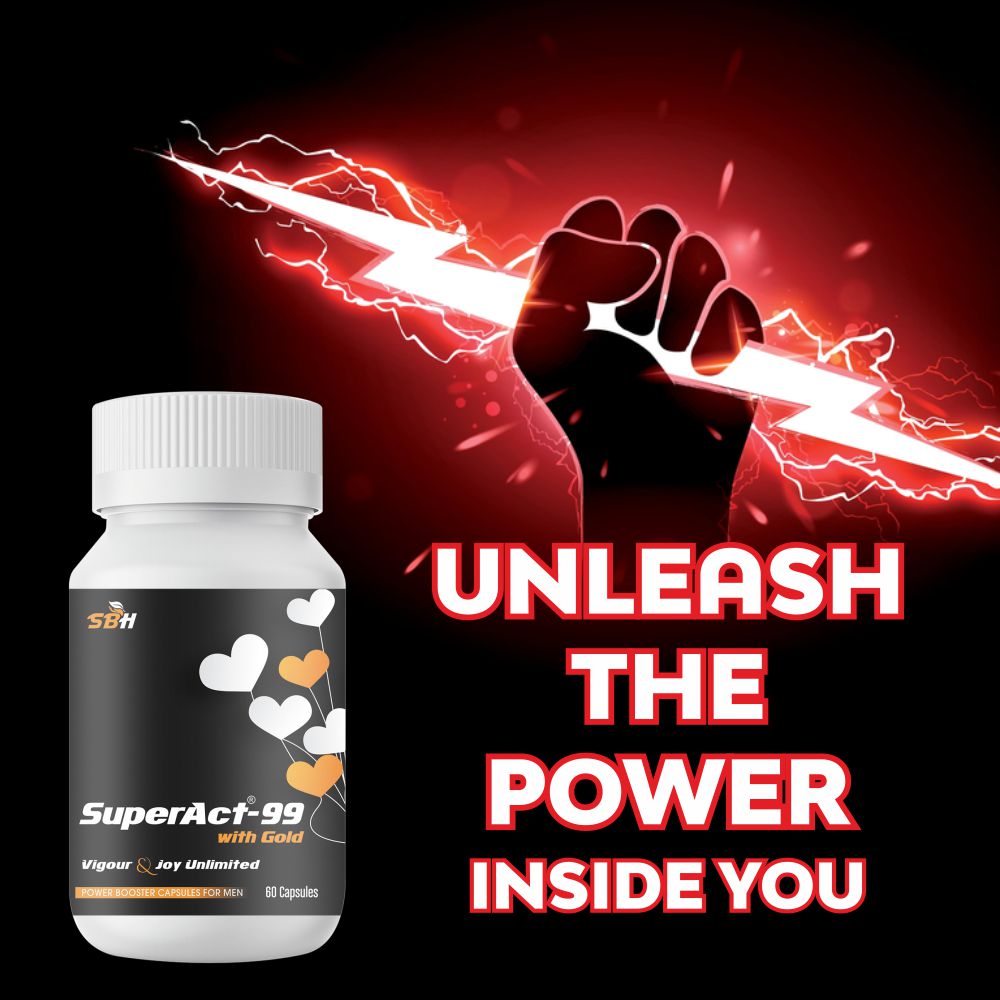 SuperAct®-99 Ayurvedic Capsules For Men - sbhlifesciences.com